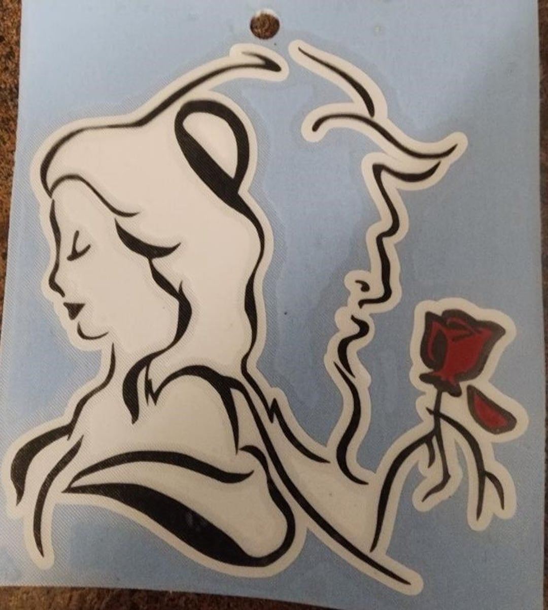 Vinyl Decal - Disney Beauty and the Beast - Free Shipping - Etsy