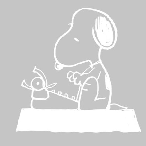 Snoopy With Typewriter - Etsy