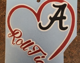 Alabama Crimson Tide 12 Premium Vinyl Decal Licensed NCAA - Etsy