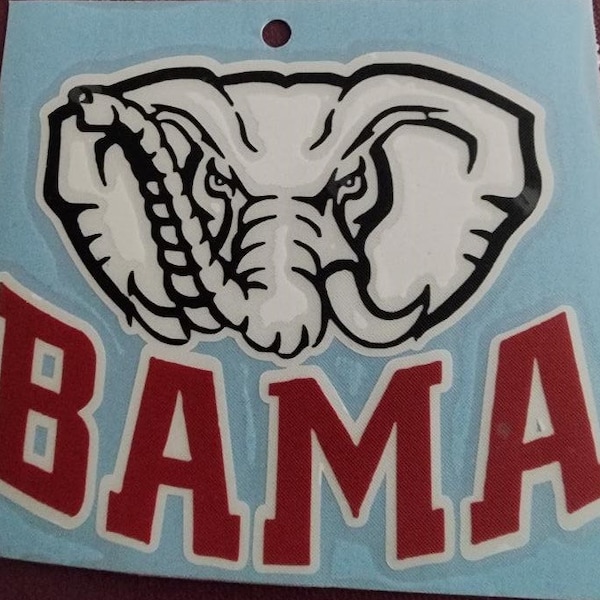 Alabama Elephant Decal - Etsy
