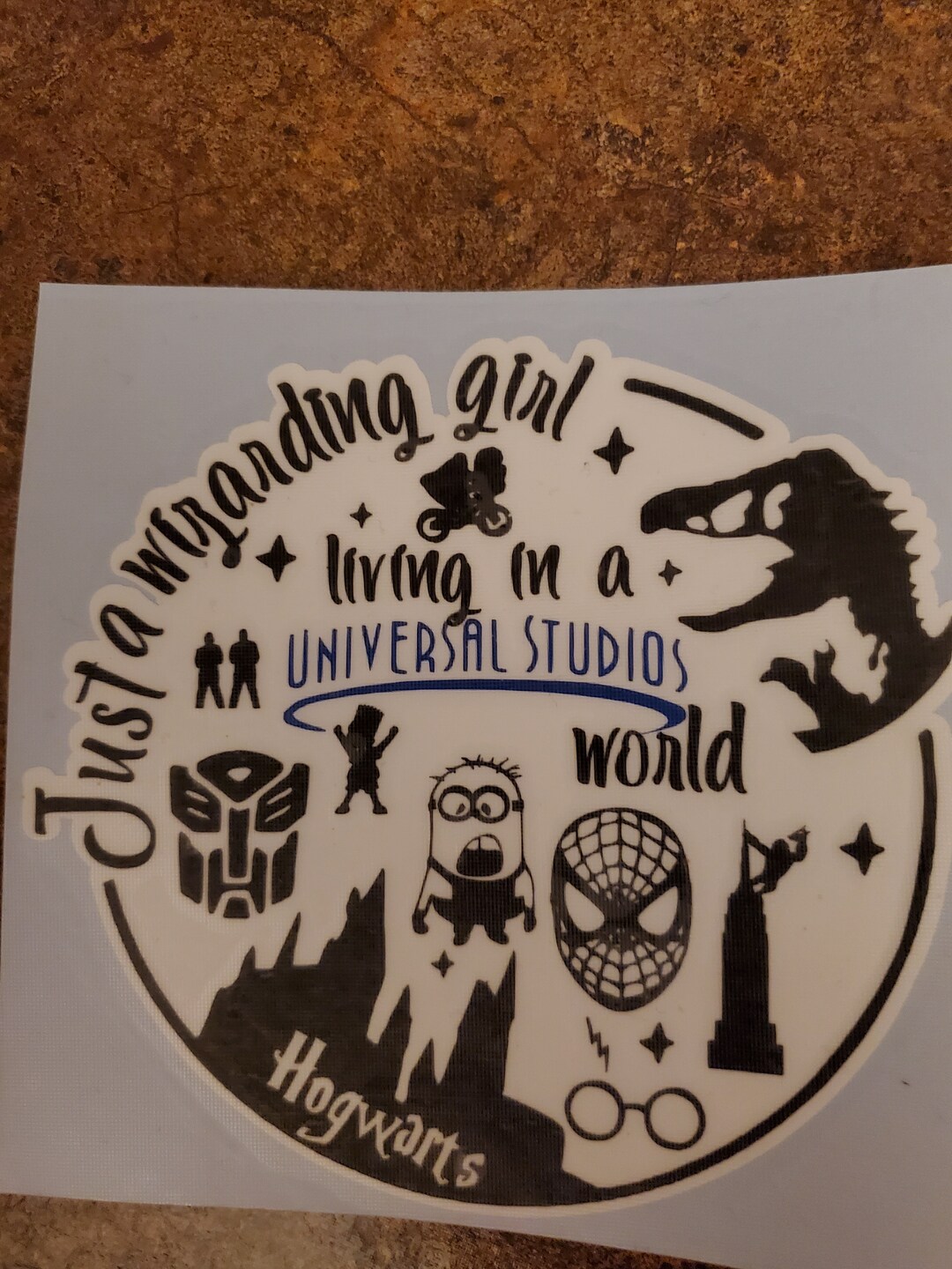 Vinyl Car Decal - Universal Studio Decal- Free Shipping - Etsy