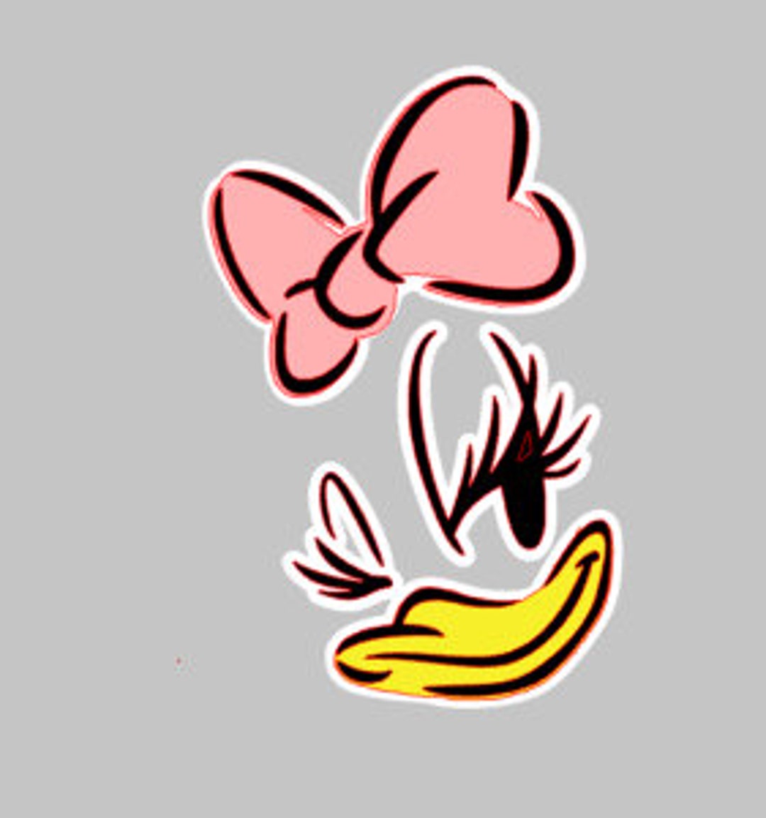 Vinyl Decal - Daisey Duck - Free Shipping - Etsy