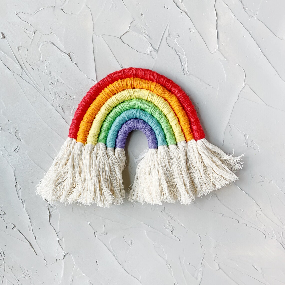DIY Rope Rainbow Wall Hanging . DIY Rope Rainbow Wall Hanging Kit ...