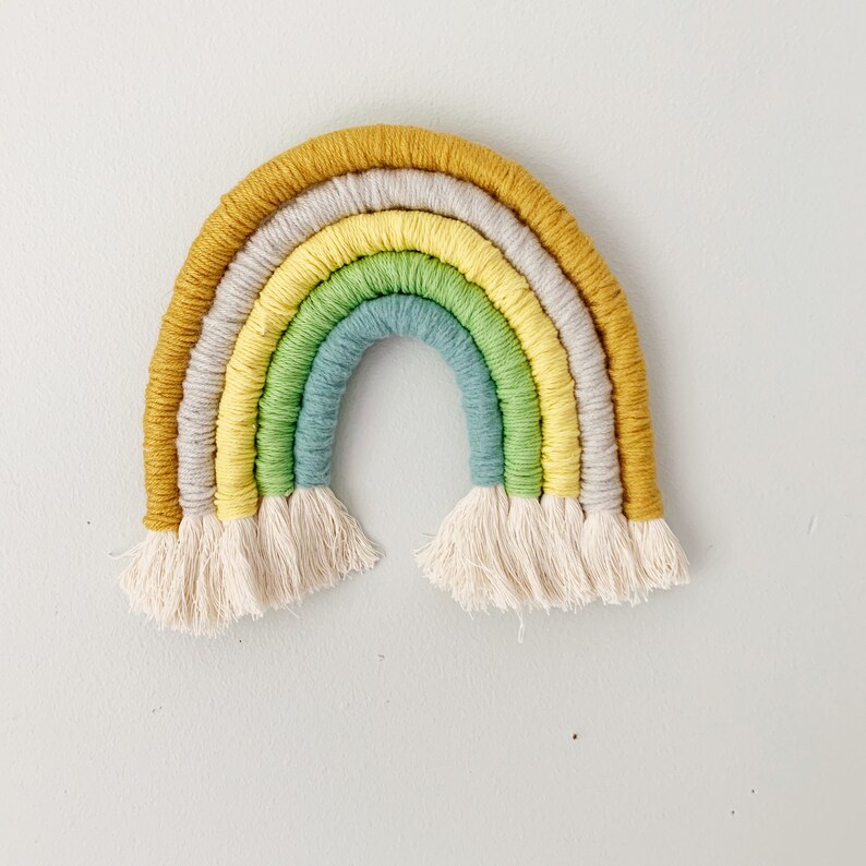 DIY Rope Rainbow Wall Hanging . DIY Rope Rainbow Wall Hanging Kit ...