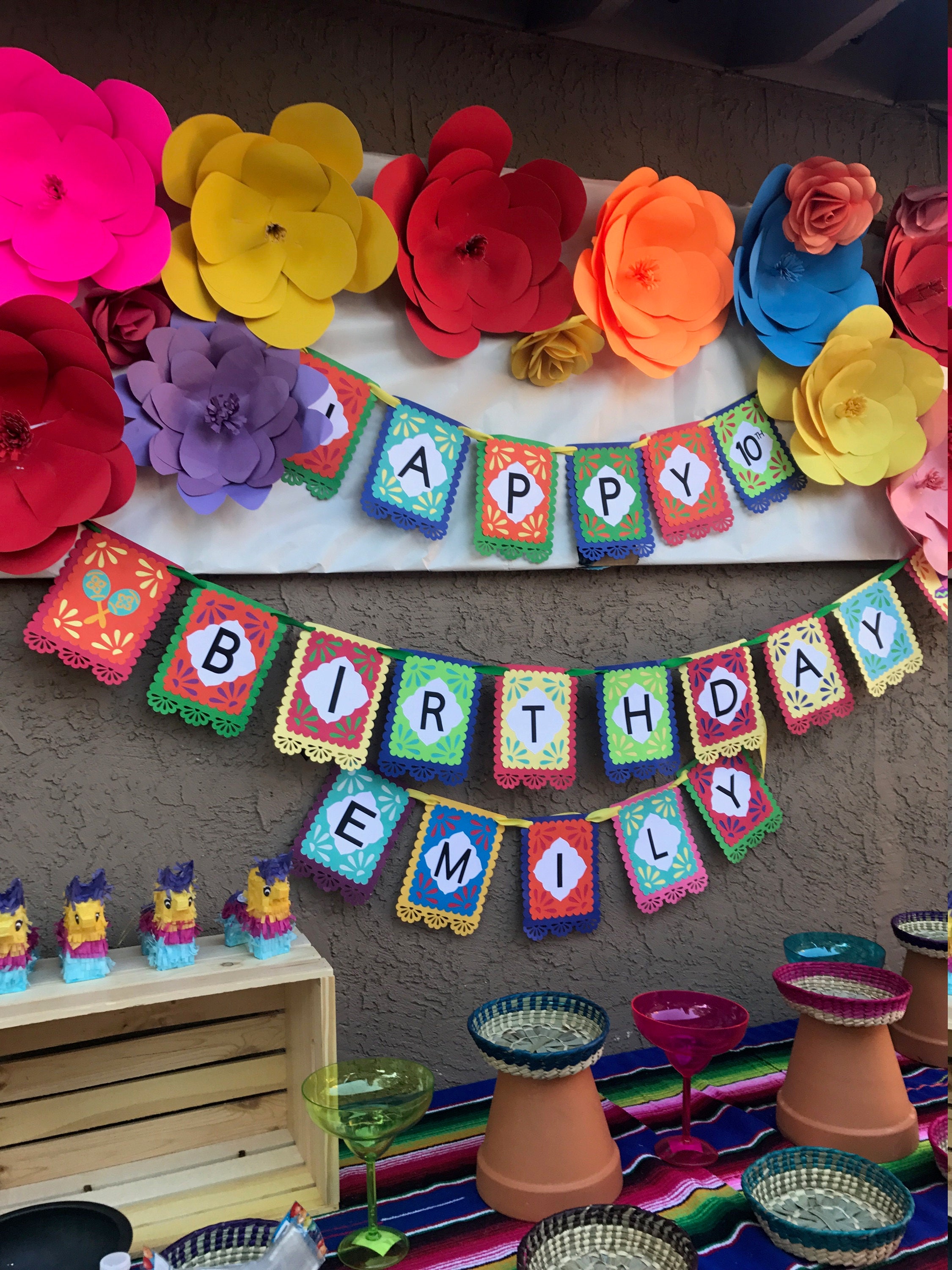 Fiesta Banner, Birthday Banner, - Etsy