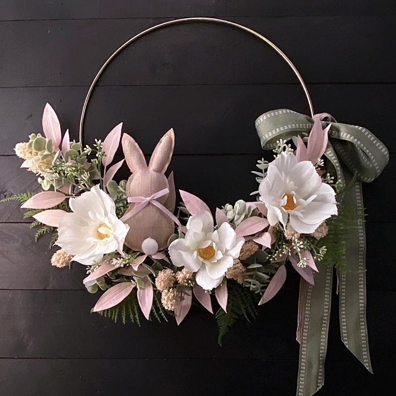 Modern Spring Wreath - Etsy