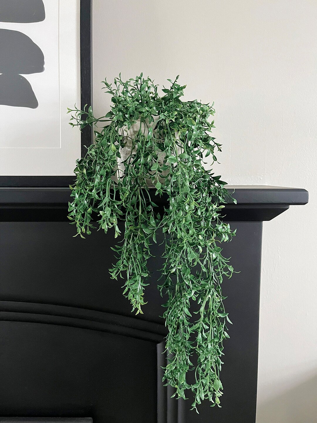 Artificial Trailing Hanging Feather Fern Plant, Faux Trailing Plant ...