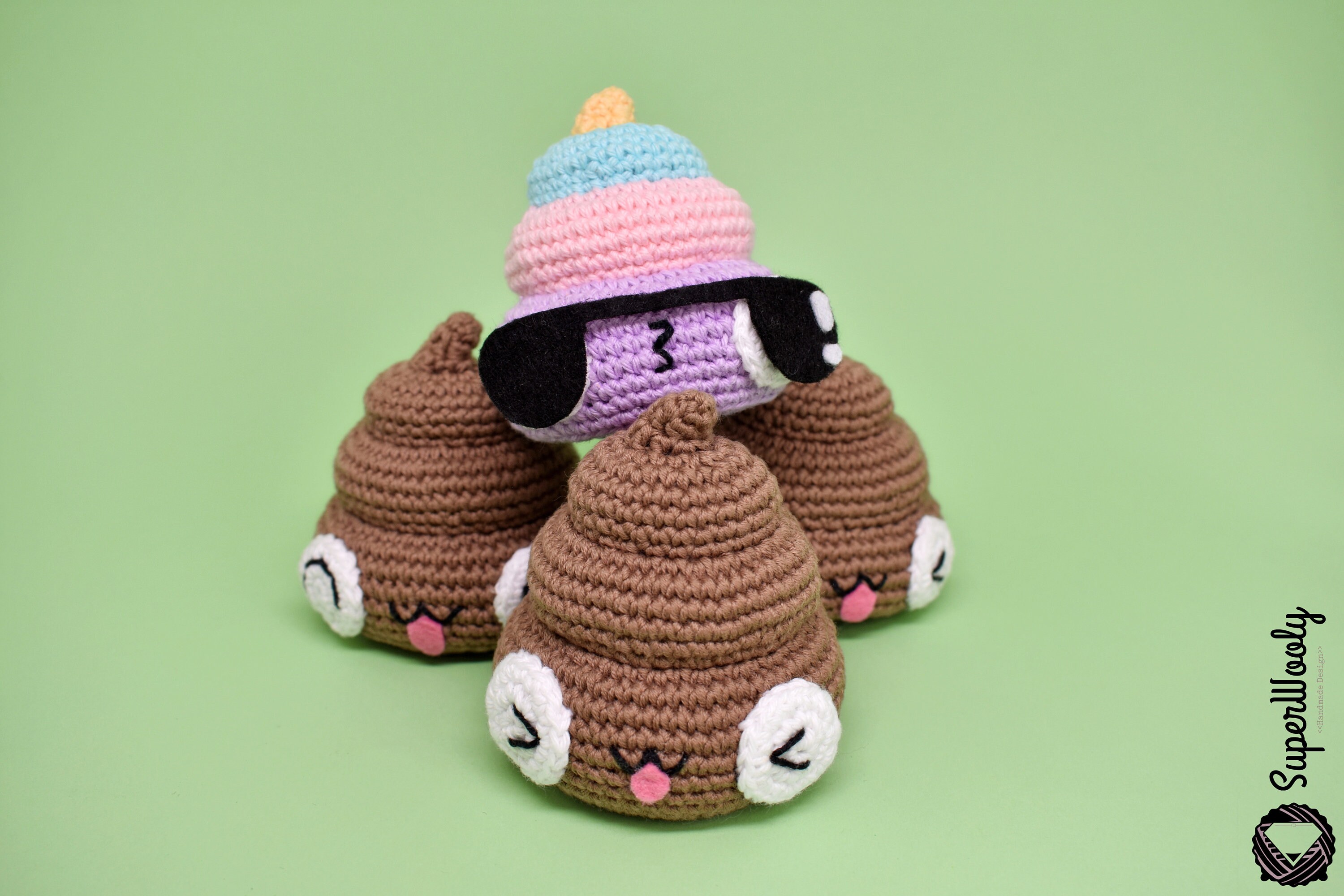 Patrón de crochet Poopy. Poopy pattern. Poopy crochet pattern. | Etsy ...