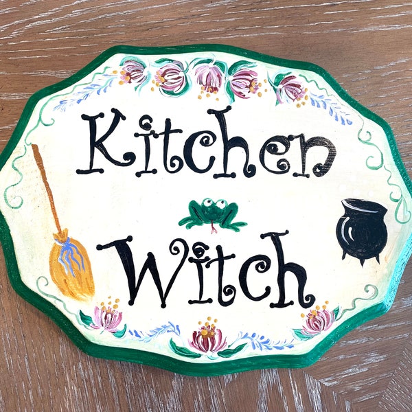 Kitchen Witch Sign - Etsy