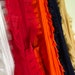 Handmade Chiffon Crush Dupatta With Net Frill/ruffle Black N White ...