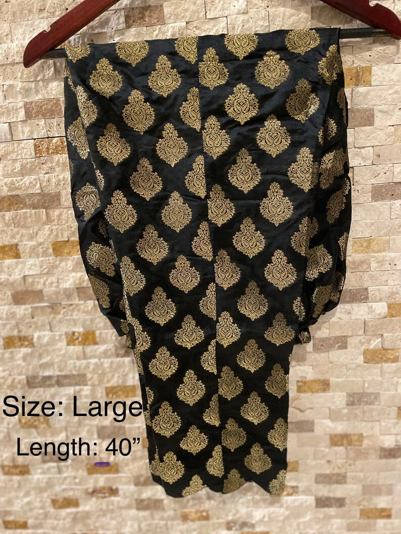 Handmade Jamawar Women Formal Straight Pants Ready to Ship Green Blue ...