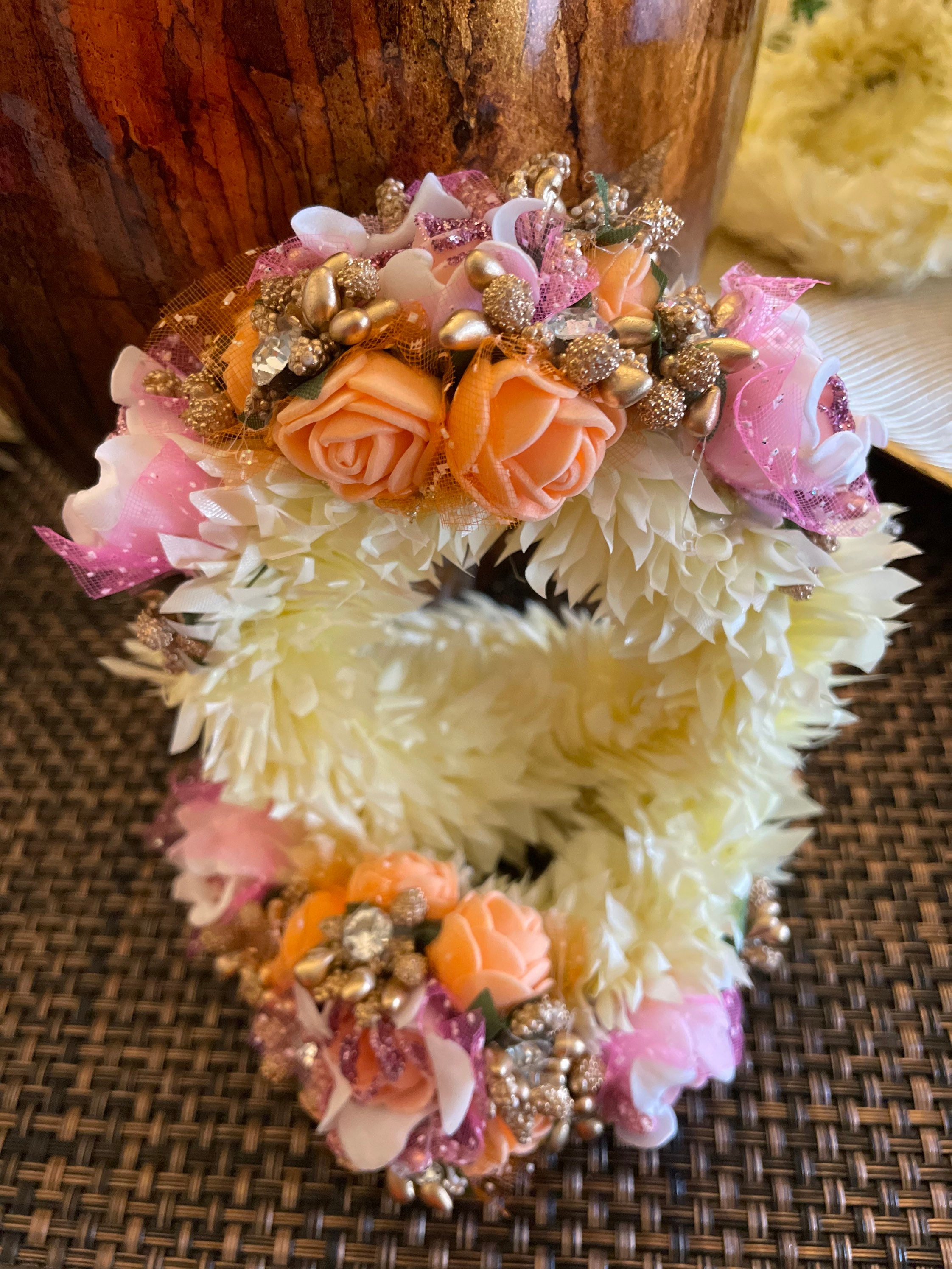Pakistani Indian Bangladesi Wedding Flower Heavy Formal Gajra/gajray ...