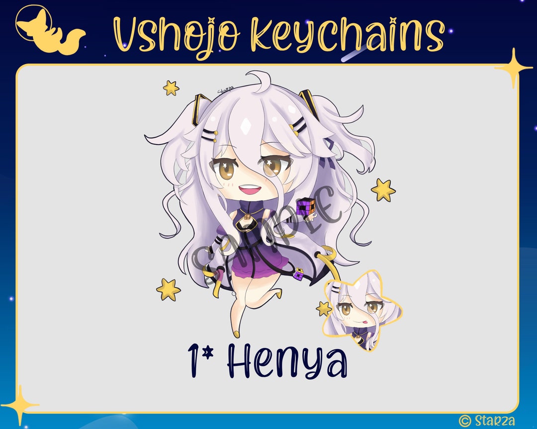 Vshojo Vtuber Keychains - Etsy