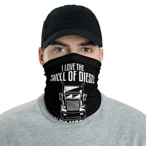 I Love The Smell of Diesel In The Morning Face Mask | Etsy