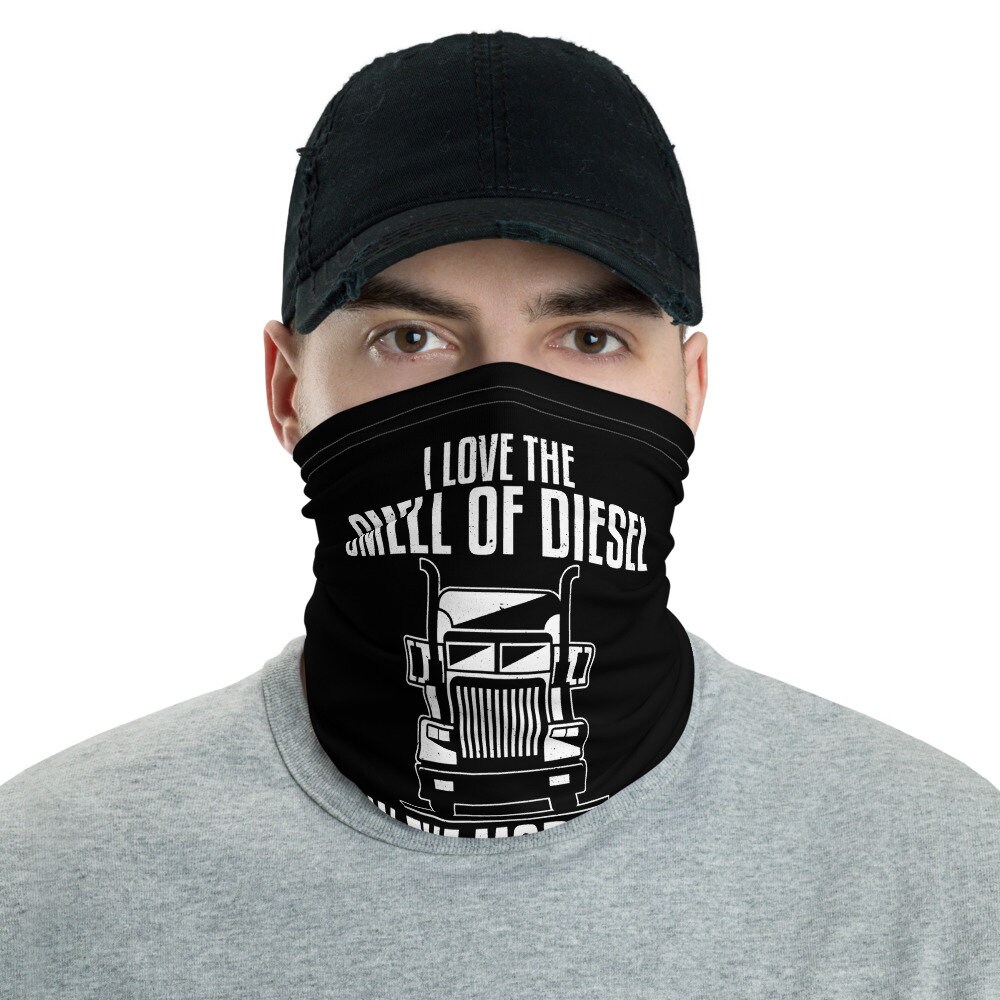 I Love the Smell of Diesel in the Morning Face Mask Facemask Face ...
