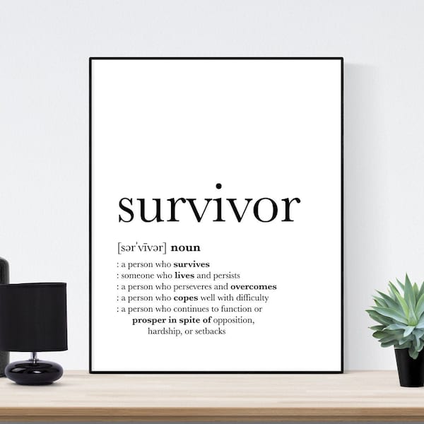 Survivor Art - Etsy