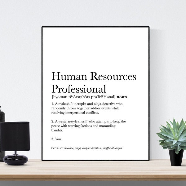 Modern Human Resources Wall Art - Etsy