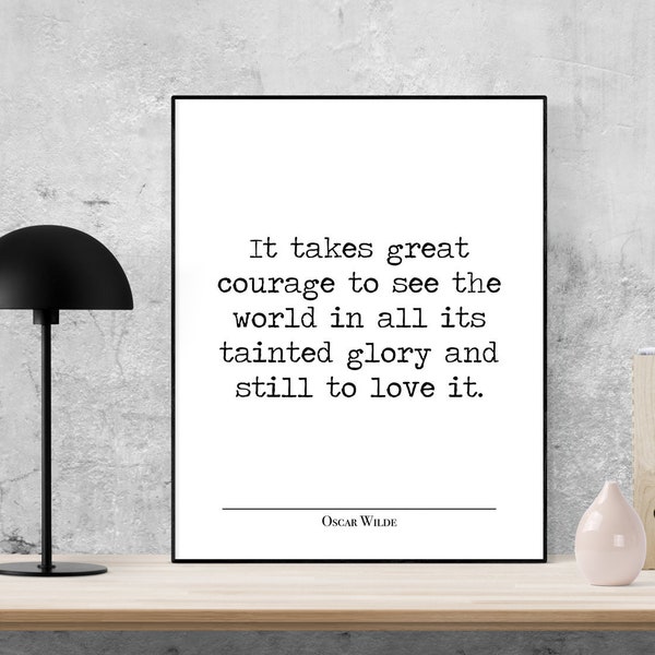 Courage Poster - Etsy