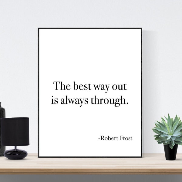 Robert Frost Print - Etsy