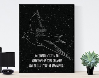 Henry David Thoreau, Go Confidently in the Direction of Your Dreams ...