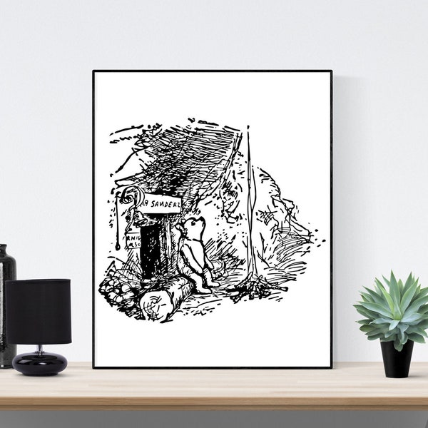 Mr. Sanders Winnie the Pooh - Etsy