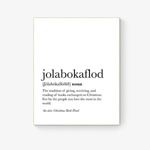 Jolabokaflod Christmas Book Flood Icelandic Holiday Tradition ...