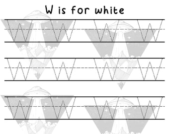 Letter W Page - Etsy