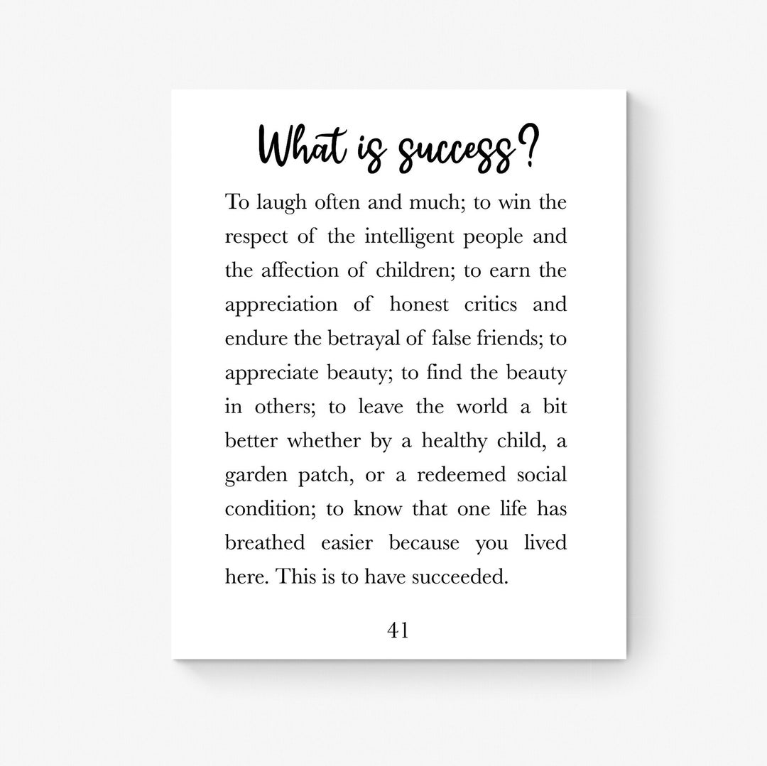 What is Success | to Laugh Often and Much | Ralph Waldo Emerson Quote ...