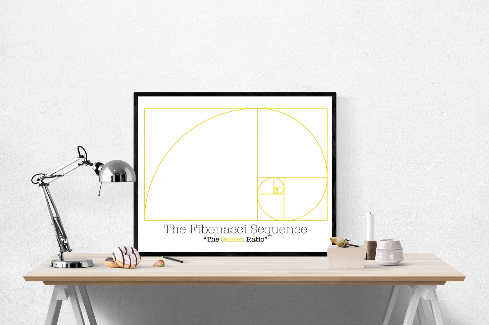 The Fibonacci Sequence The Golden Ratio Mathematics Art | Etsy
