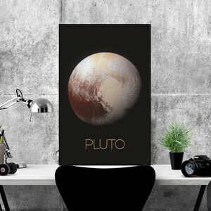 Pluto Art Print | NASA | Space Artwork | Solar System | Pluto | New ...