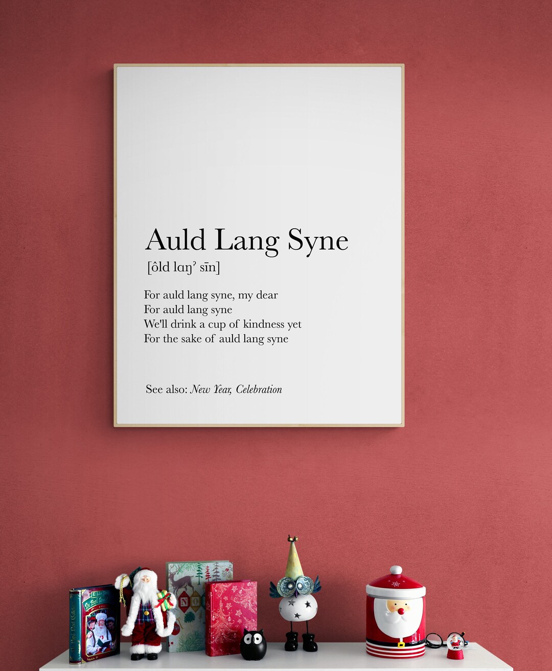 Auld Lang Syne Definition New Year's Eve Celebration Christmas Lyrics ...