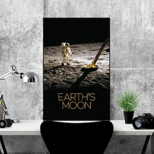 Earth's Moon | NASA JPL | Neil Armstrong by Lunar Lander | Lunar Art ...