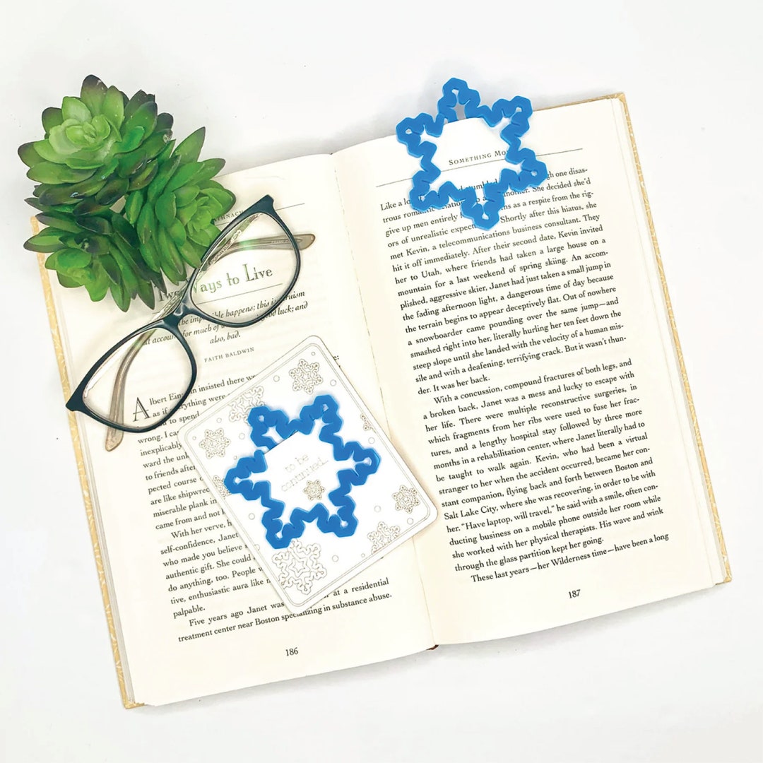 Wooden Snowflake Bookmark DIY Kit Craft Your Winter Magic - Etsy