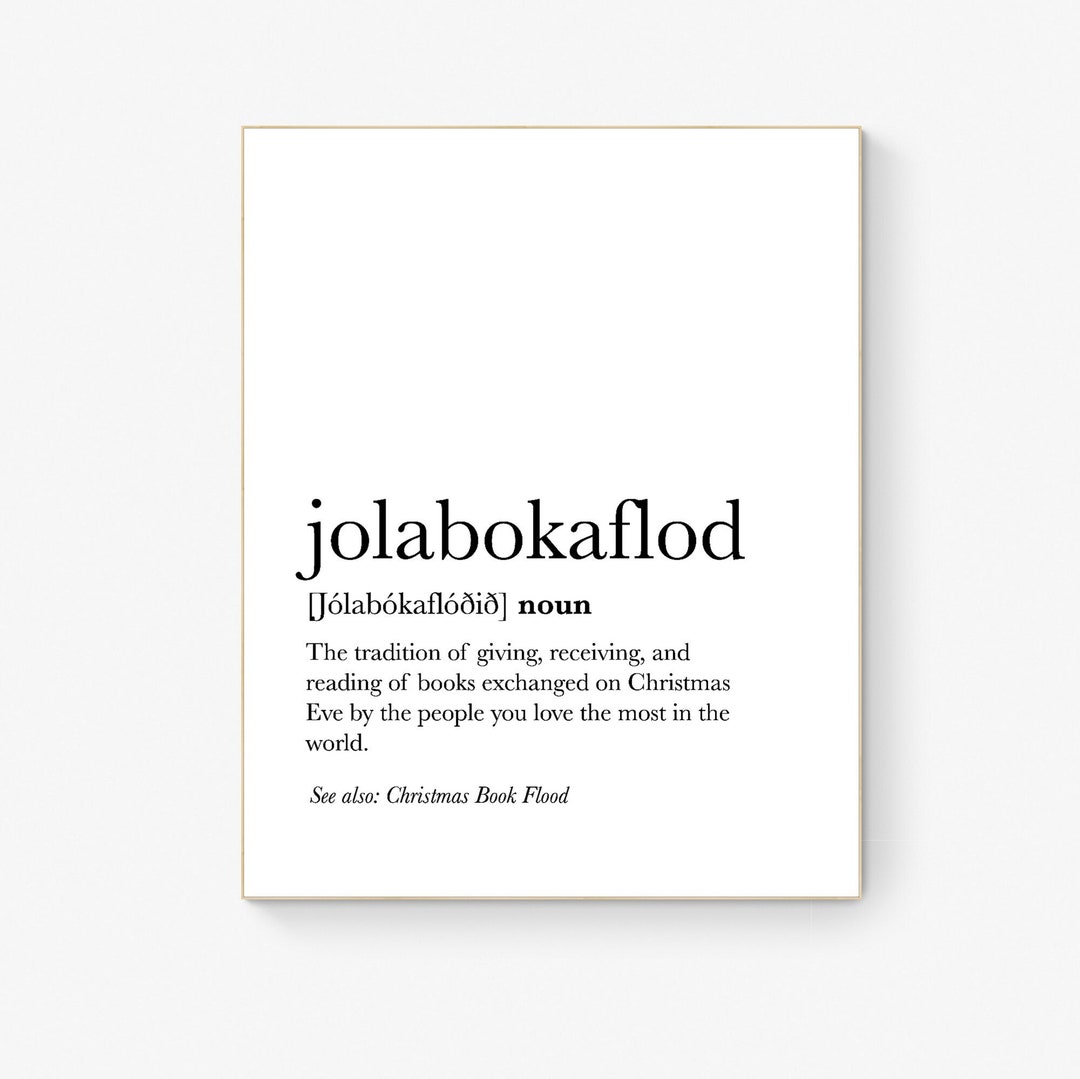 Jolabokaflod Christmas Book Flood Icelandic Holiday Tradition ...