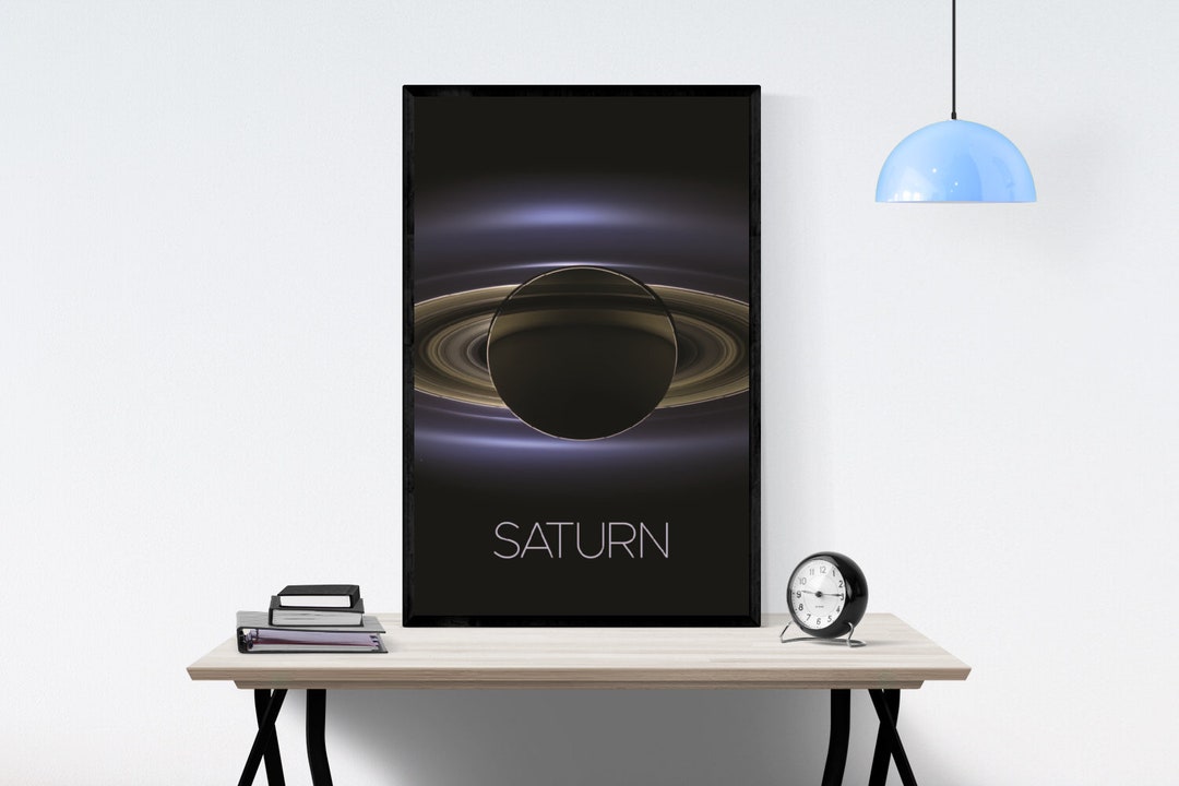 Saturn Art Print | NASA Art | Space Artwork | Solar System Art | Saturn ...