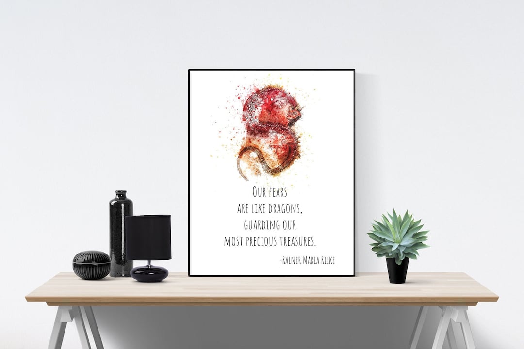 Our Fears Are Like Dragons, Guarding Our Most Precious Treasures ...