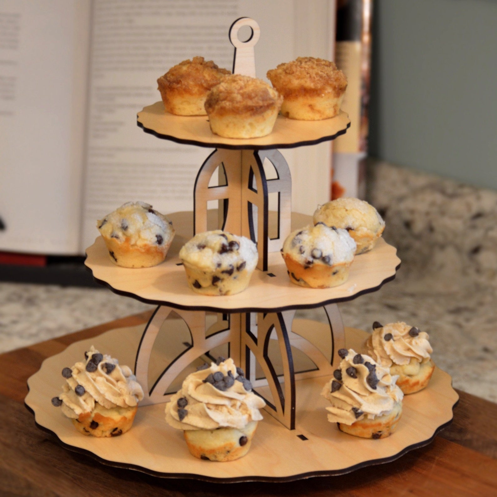 Dessert Display Tower Completed Size: 10.5 X 10.5 X 10 in - Etsy