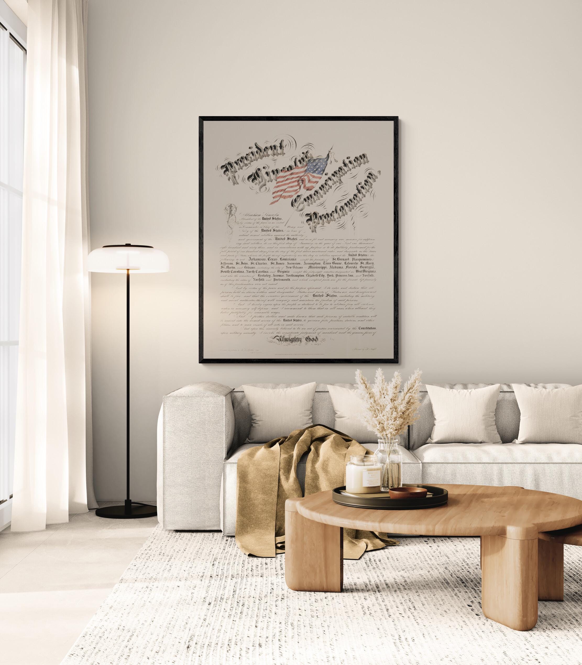 The Emancipation Proclamation | Art Print | the Civil War | United ...