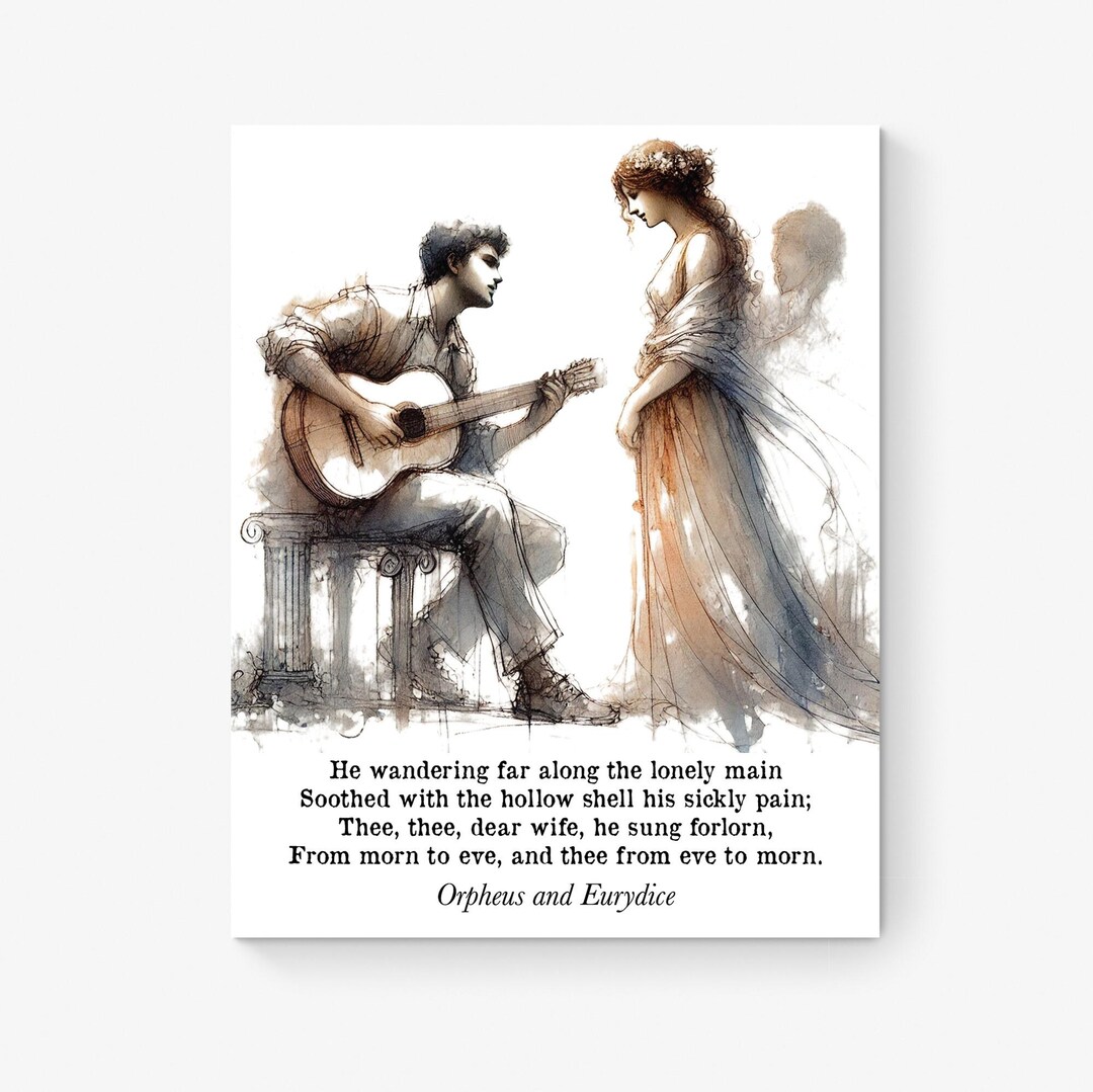 Orpheus and Eurydice | Greek Mythology | Lovers Tragedy | Literary ...