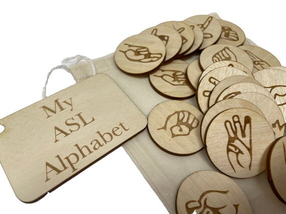 My American Sign Language Letters & Numbers ASL - Etsy