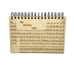 The Periodic Table of Elements Notebook Drawing Diary | Etsy