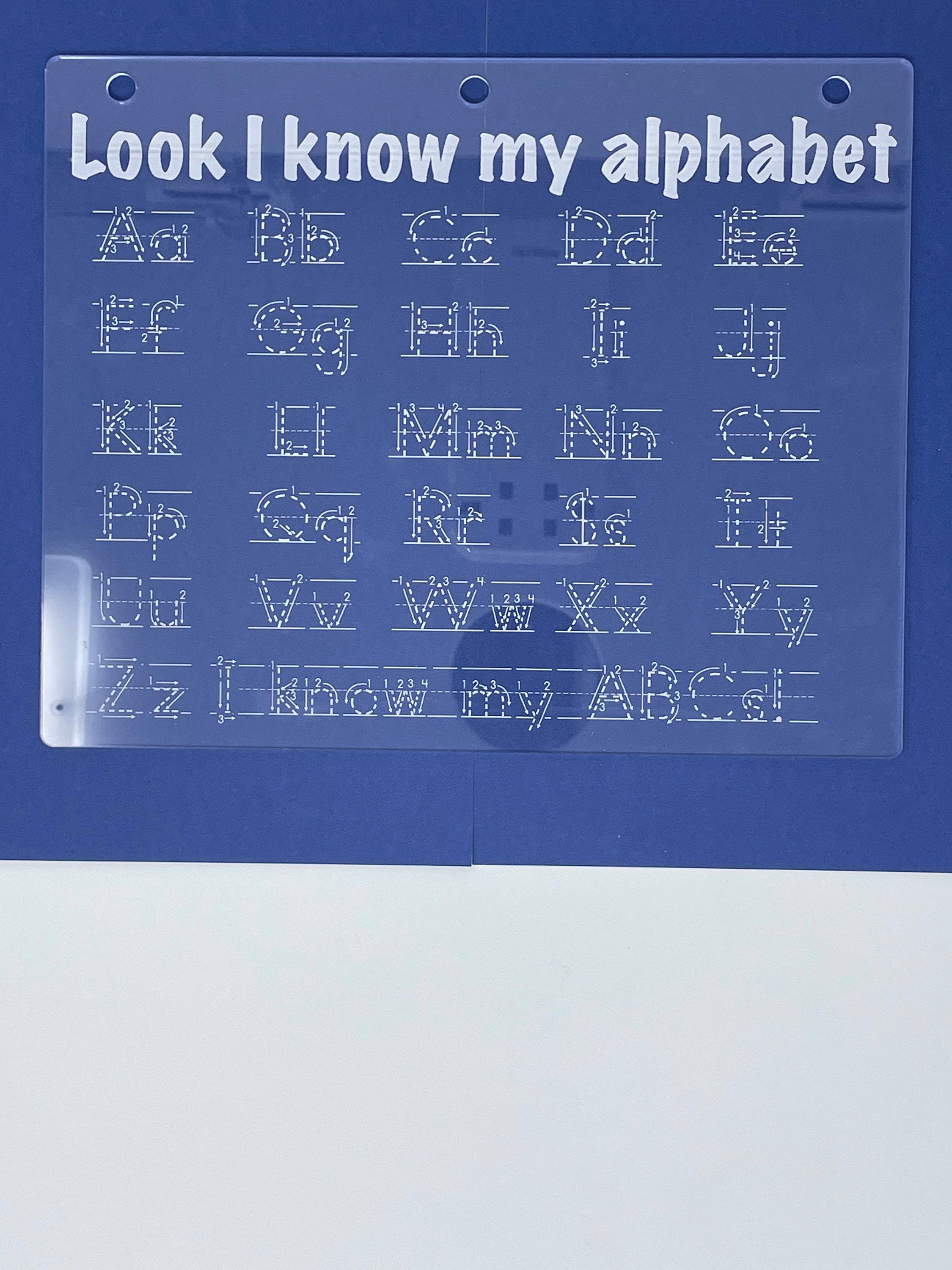 My Abcs Look I Know My Series Early Education Penmanship - Etsy UK