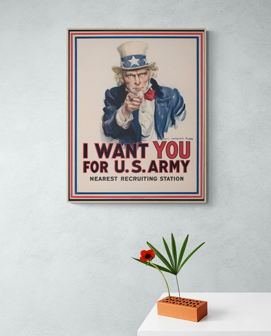 Uncle Sam Art Print | Recruiting Station | Military | Army | | Air ...