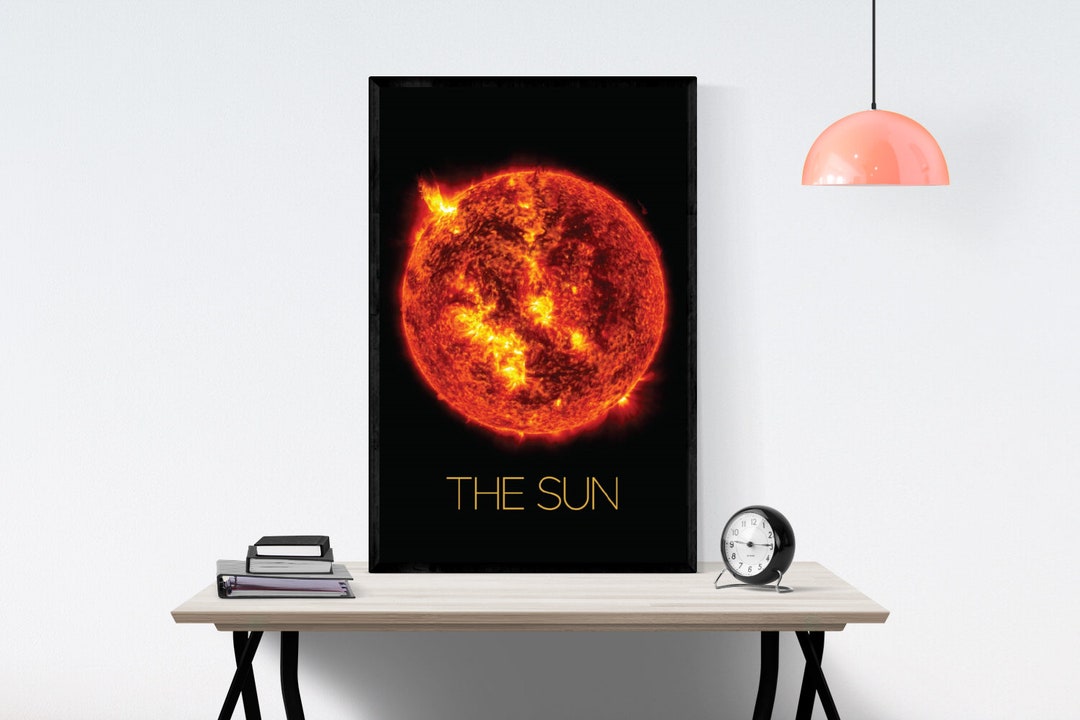 The Sun Art Print | NASA Art | Space Artwork | Solar System Art | the ...