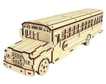 School Bus Model Kit - Etsy