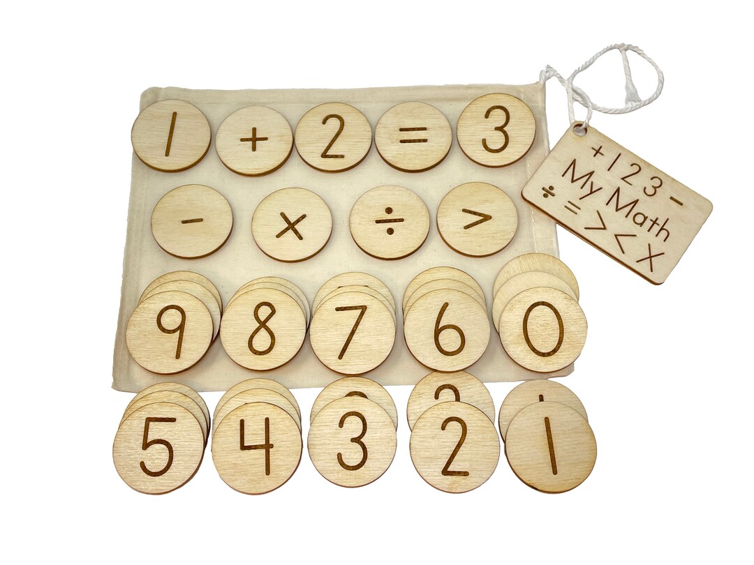 My Math Bag | Basic Operations | Wooden Game | Montessori | Early ...