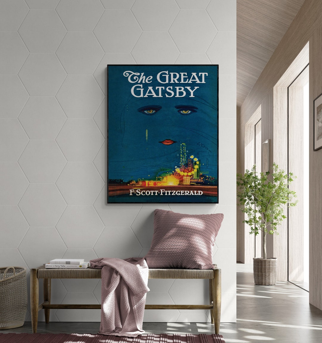 The Great Gatsby Cover Art Print | First Edition Original Cover ...