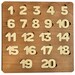 DIY Wooden Numbers Puzzle 1-20 | Early Education | Each Letter of the ...