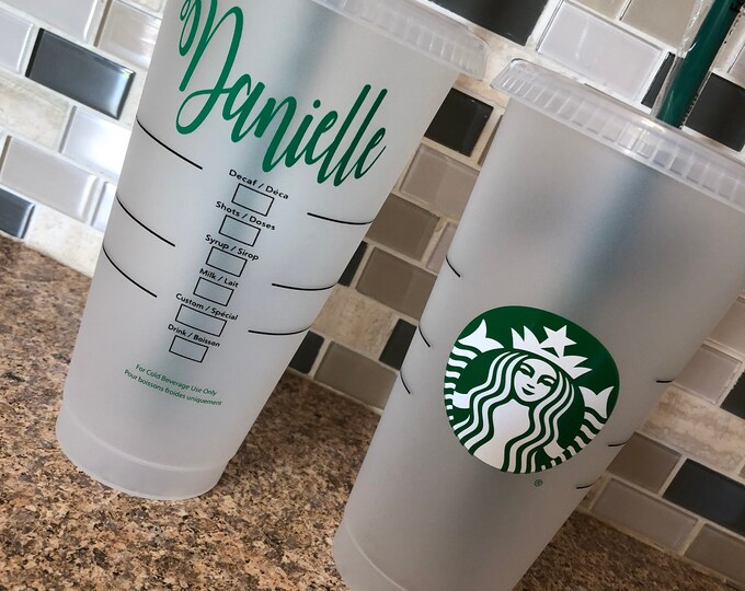 Reusable Personalized Starbucks Venti Cold Cup Starbucks Venti Cup ...
