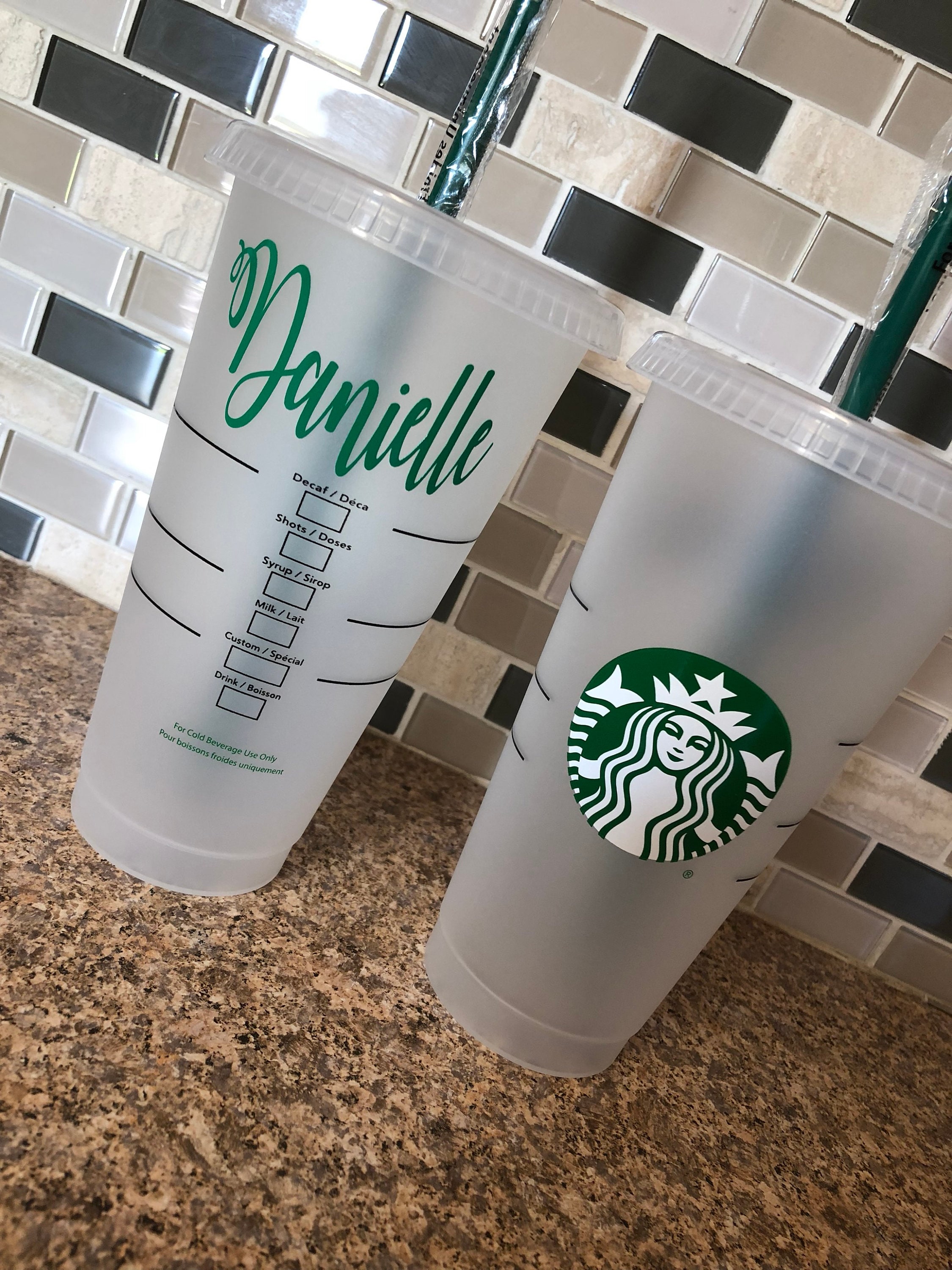 Reusable personalized Starbucks Venti cold cup Starbucks | Etsy
